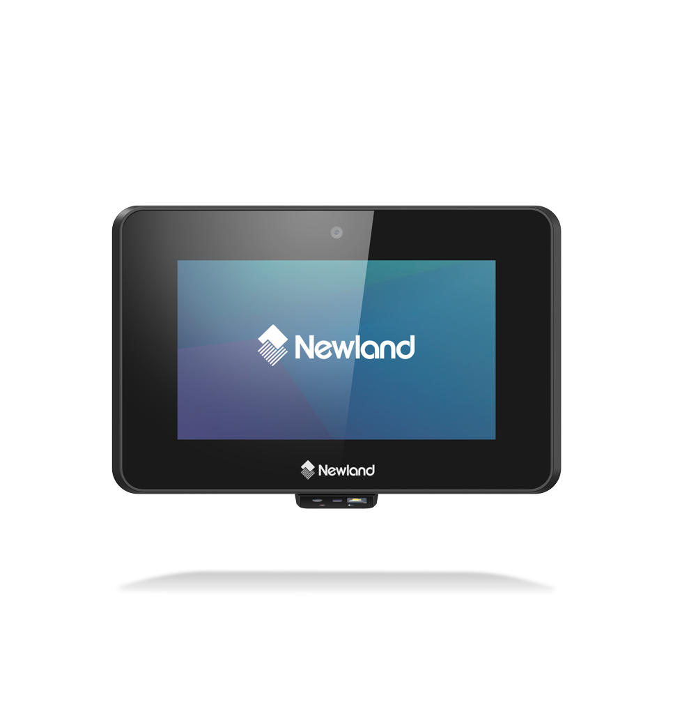 Micro Kiosks | NQuire 500 Skate II & integrated barcode scanner | Newland